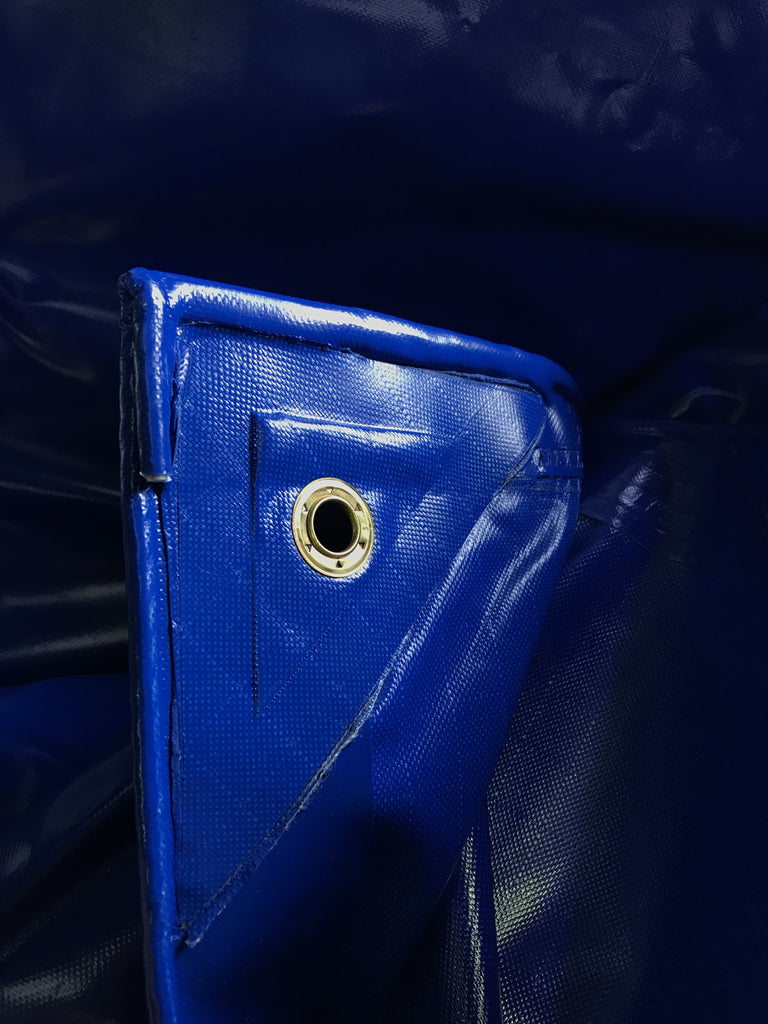600 GSM Heavy Duty Blue PVC Tarp - Flynn Tarp Sales